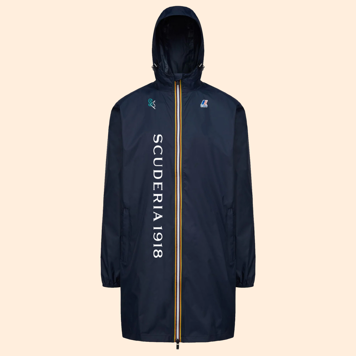 Dark Blue Long K-way Kevin Staut Limited Edition — Storescuderia1918